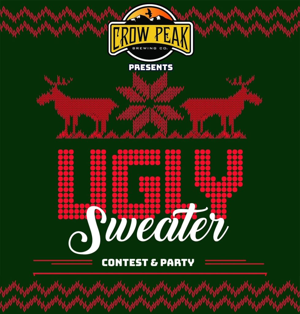 Ugly Sweater Party featuring Waylon Mendoza – Crow Peak Brewing